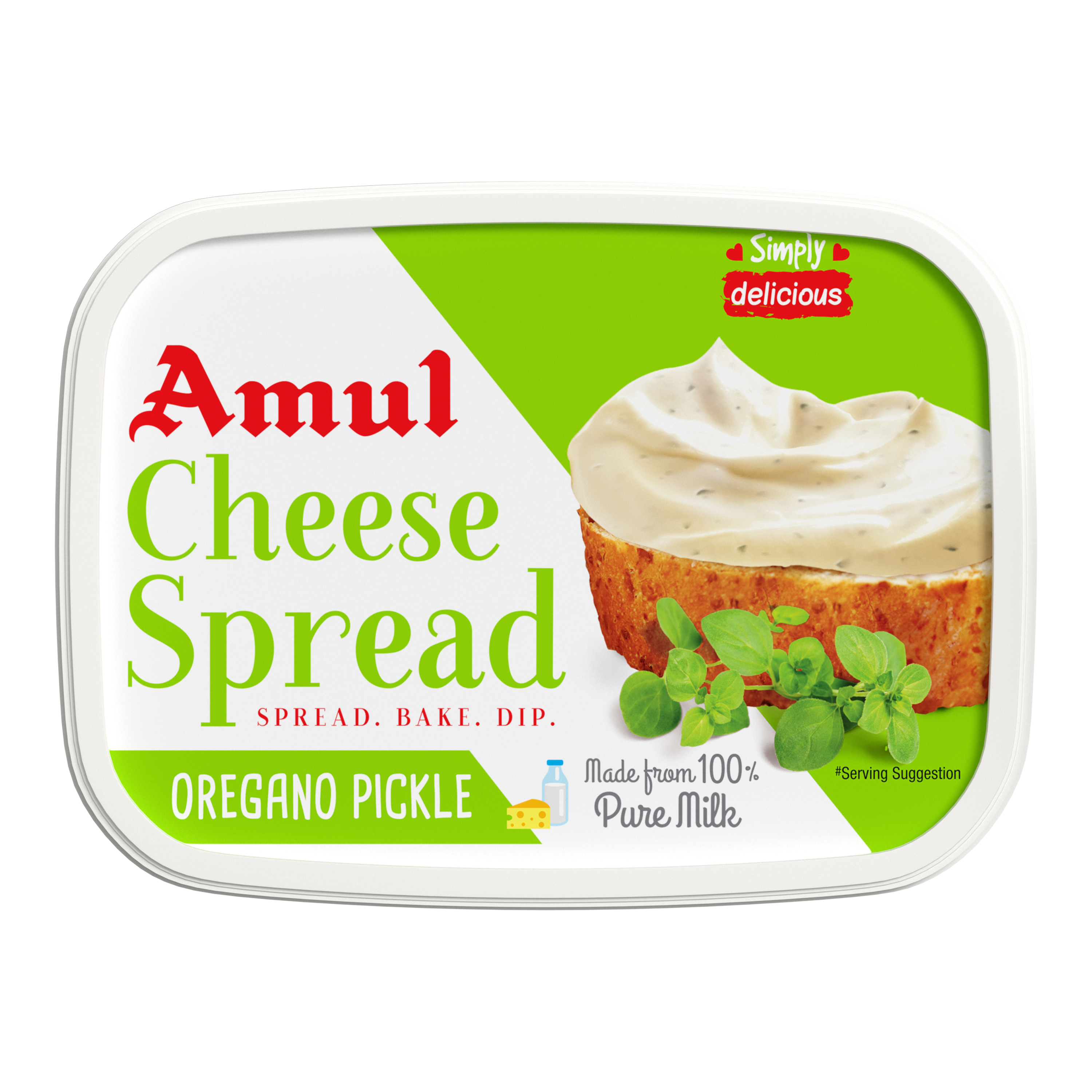 Amul Cheese Spread Oregano Pickle | Amul - The Taste Of India :: Amul ...