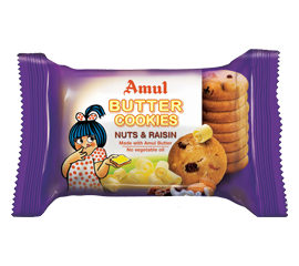 Amul Butter Cookies - Nuts and Raisins | Amul - The Taste Of India ...